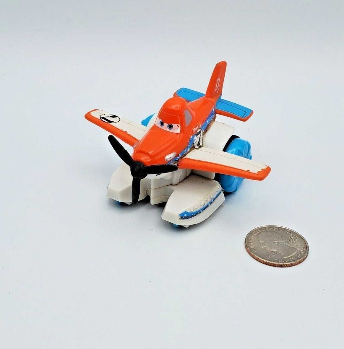 Disney Pixar Planes Pontoon Dusty Crophopper 8” Sound Propeller Spin ...