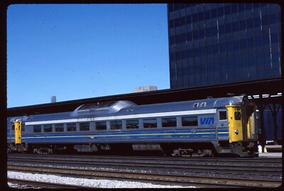 Original Rail Slide - VIA Rail Canada 6104 London ON 4-23-1989 - RDC-1 ...
