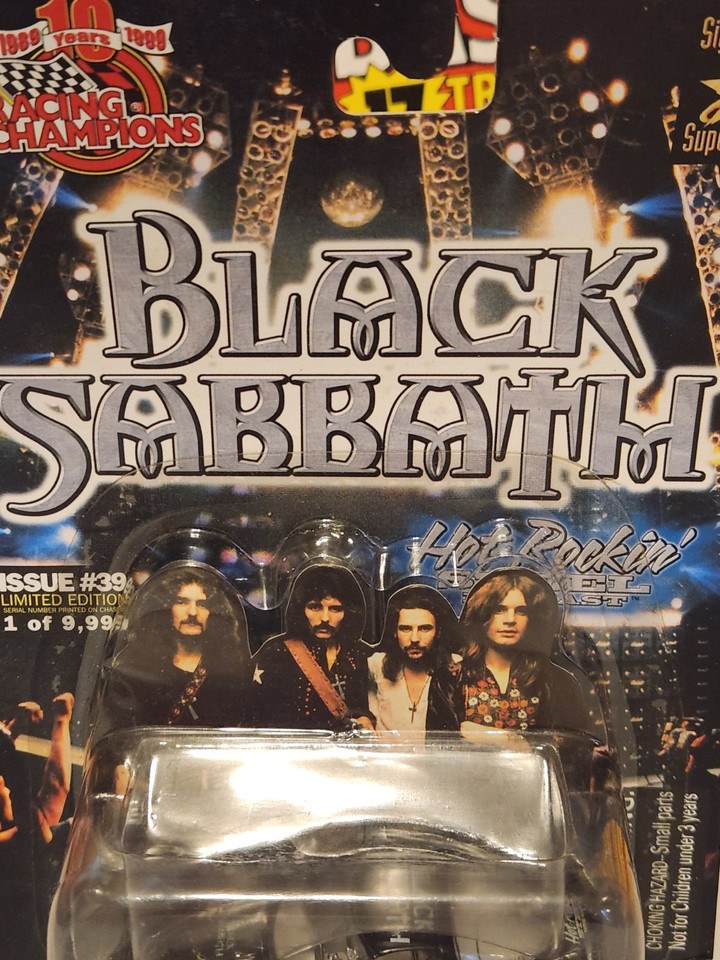 Black Sabbath LIMITED EDITION Hot Rockn Steel Diecast Car ISSUE #34 ...