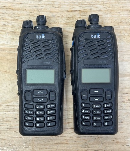 Lot Of 2 Tait TP9400 Portable UHF P25 Phase II Radio 450-520MHz *ISSUE ...