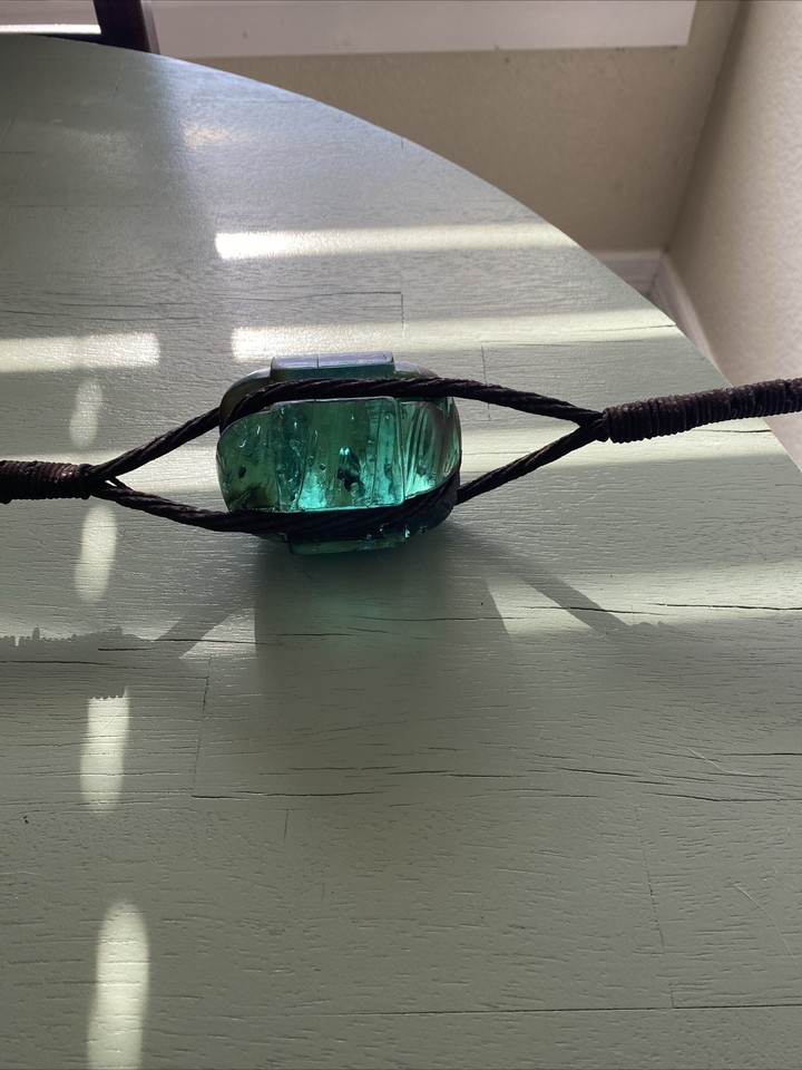 Johnny Ball Dark Blue Aqua Glass Insulator | eBay