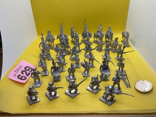 WARGAMING 30mm Napoleonic Metal Figures and horses x 36 | eBay