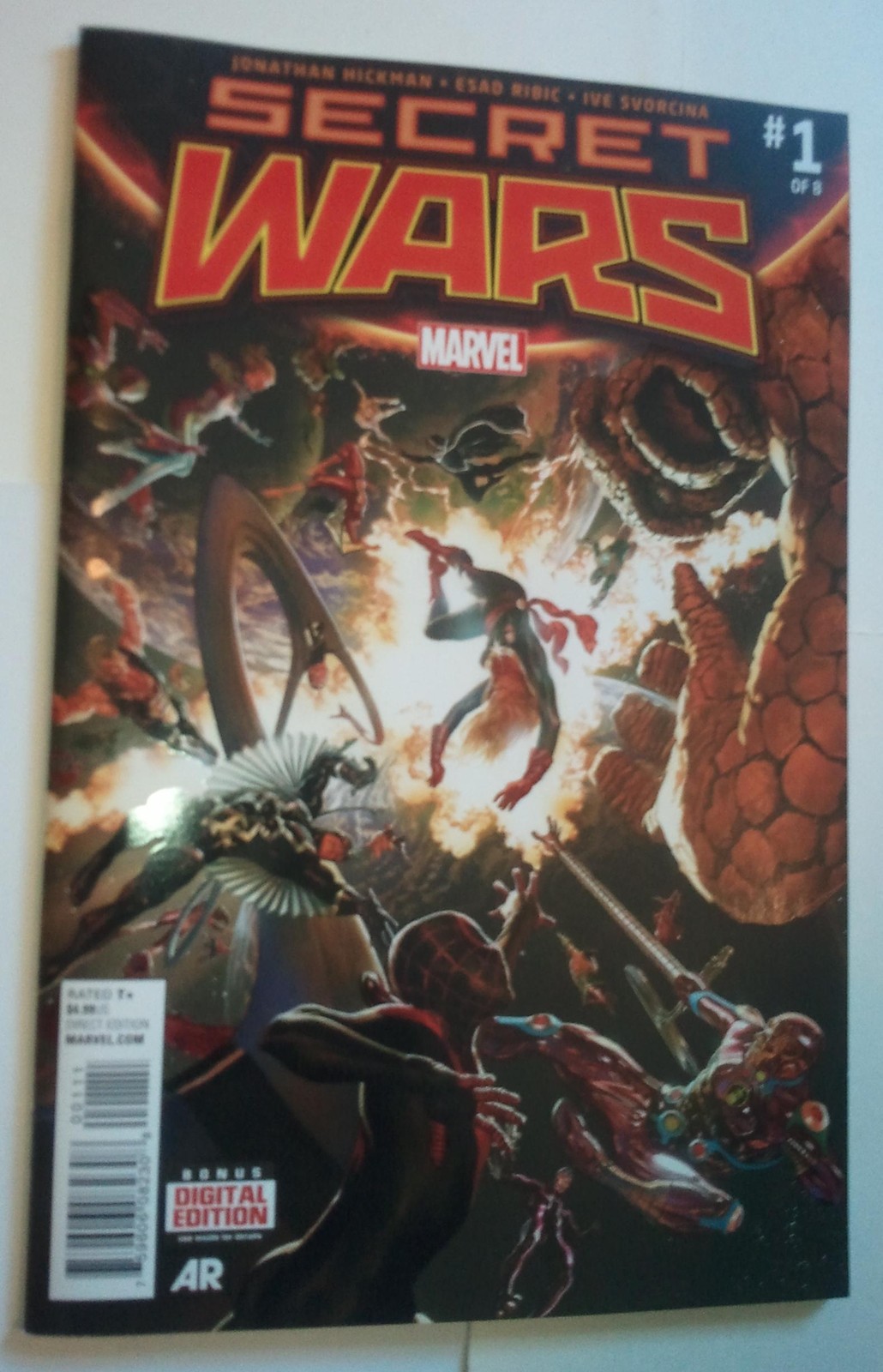 Secret Wars # 1 NM Jonathan Hickman Ribic Alex Ross 1stp Doom Avengers ...