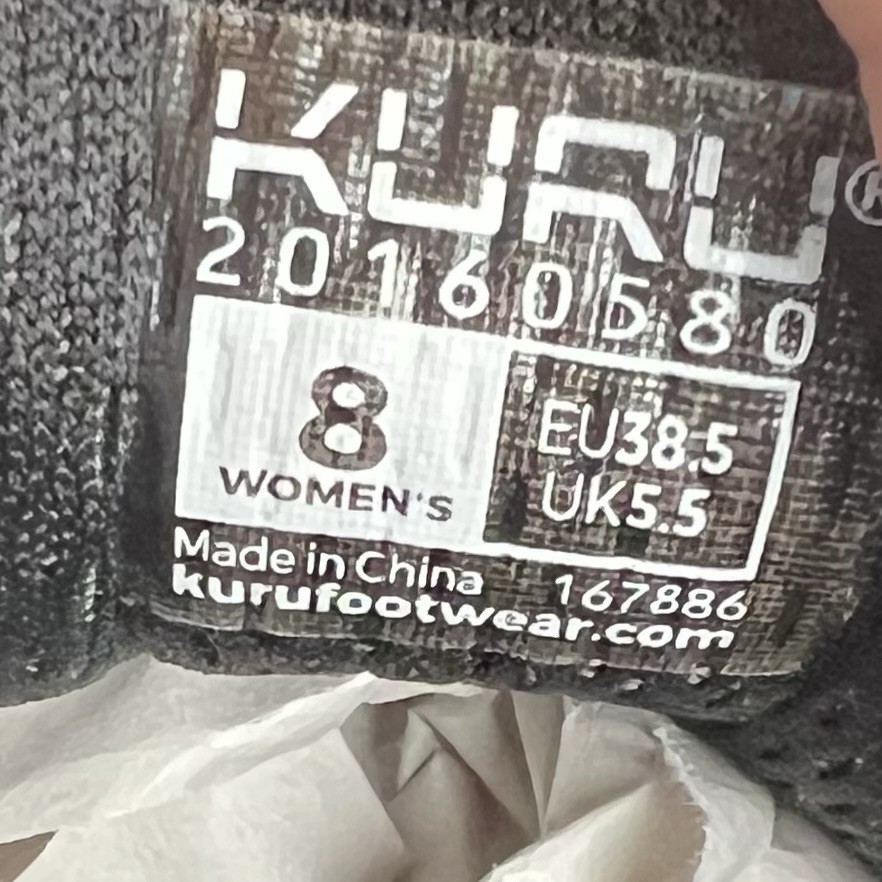 Kuru Quantum Women’s Size 8 Athletic Sneakers Gray and Teal | eBay