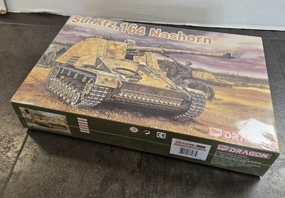 UNUSED DRAGON Sd.Kfz.164 NASHORN WWII GERMAN TANK MODEL KIT 6166 * 1/35 ...