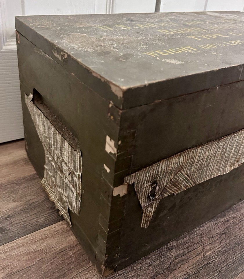 Vintage WWII Military US Army Air Forces Bomb Hoist Box Type C-3A Good ...