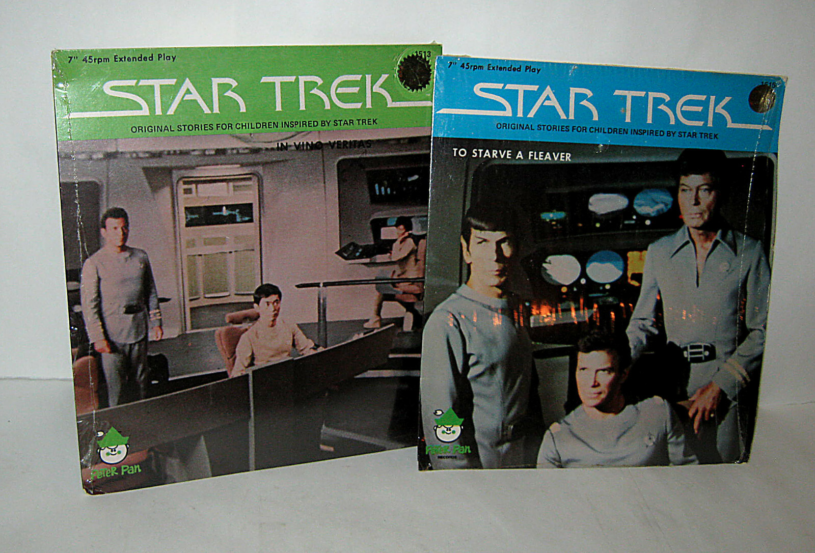 Vintage Lot of 2 1979 STAR TREK Records IN VINO VERTAS & TO STARVE A ...