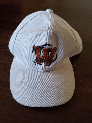W Logo Baseball White Adjustable Hat Cap | eBay