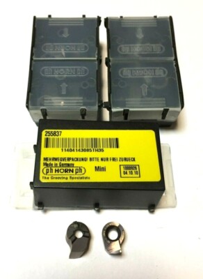 6 Paul HORN Wendeplatten Axialstechen 255837 1140414085TH35 Stechbr. 1 ...