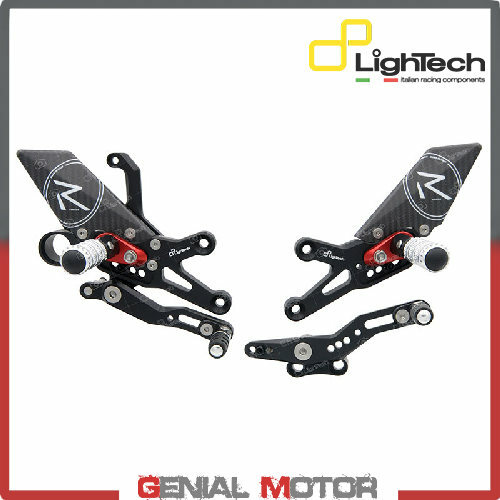 LIGHTECH R VERSION ADJUSTABLE REAR SETS Honda CBR 1000 RR 2008 > 2019 ...