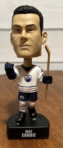 Mike Comrie Edmonton Oilers Bobblehead Upper Deck 2002 NHL | eBay