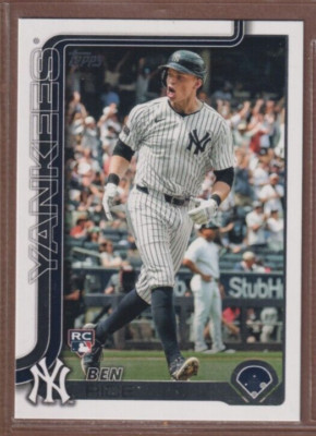 2025 Topps #337 BEN RICE Rookie - New York Yankees - 420🔥⚾🔥 | eBay