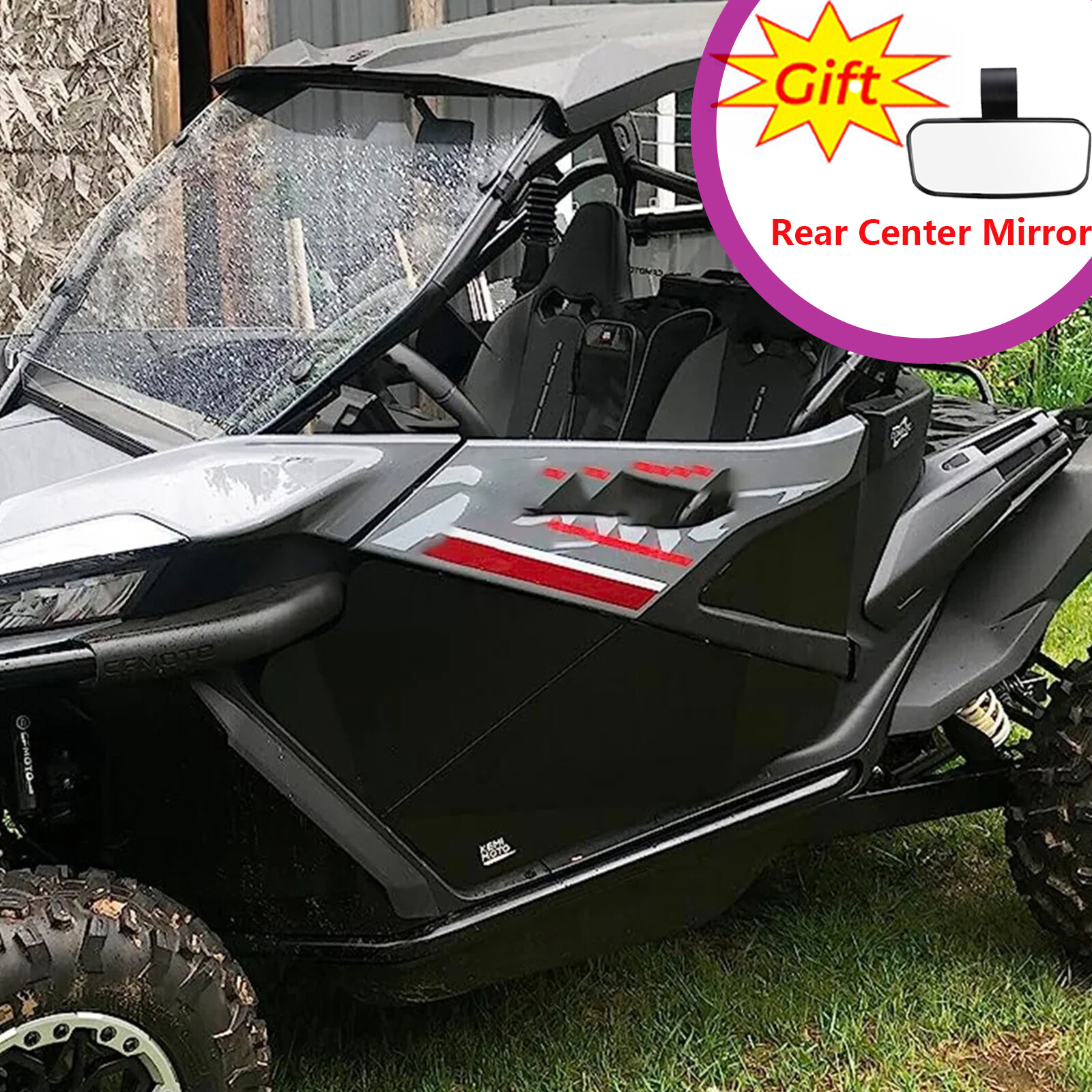 KEMIMOTO Lower Door Half Panel Inserts 2 Doors For 2020-2024 CFMOTO ...