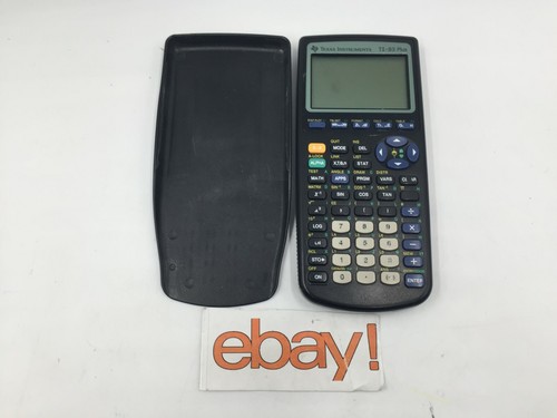GENUINE Texas Instruments TI-83 Plus Calculator in Case (TESTED) -FREE ...