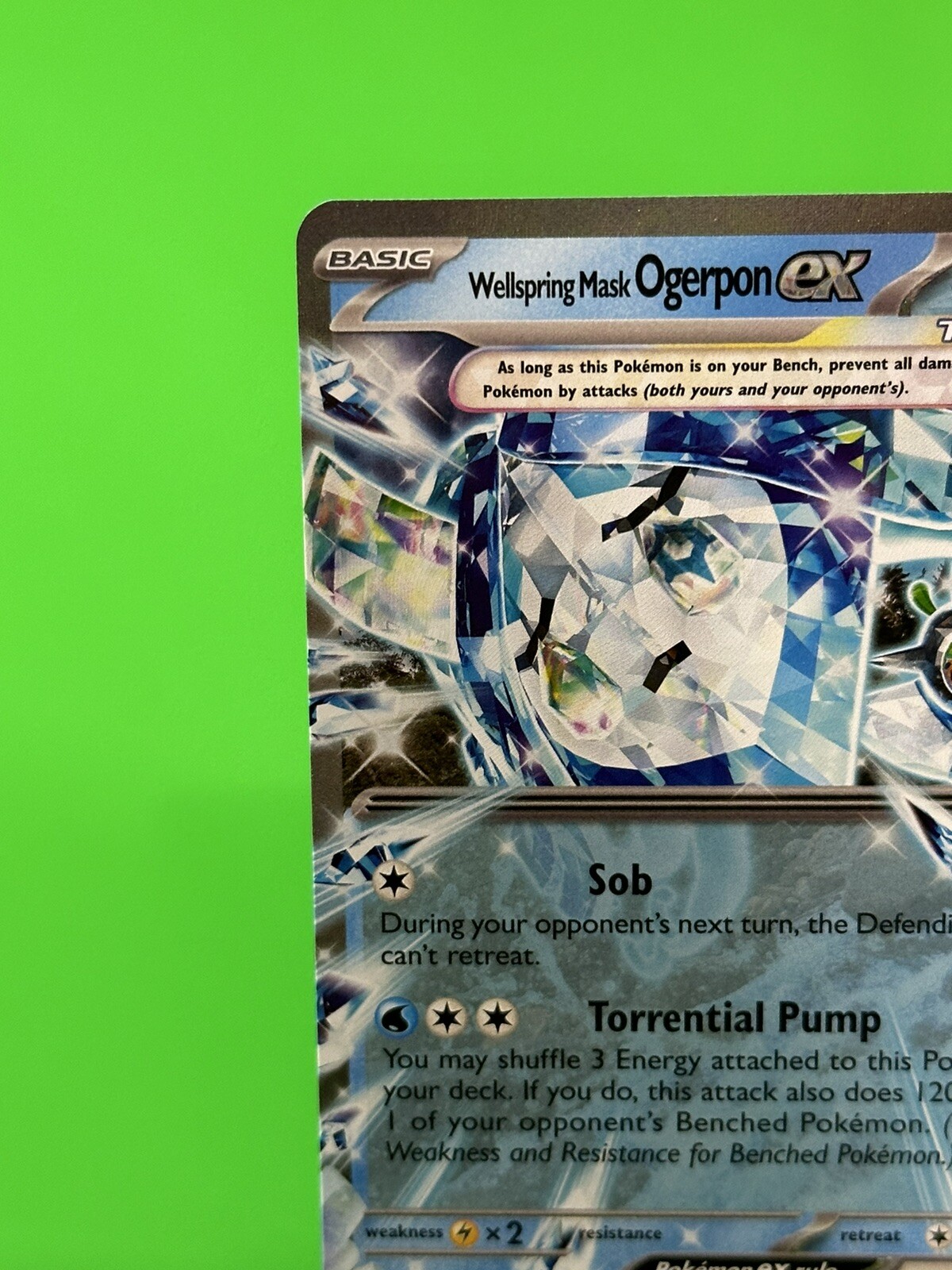 ⭐⭐Pokemon Wellspring Mask Ogerpon ex Twilight Masquerade Double Rare ...