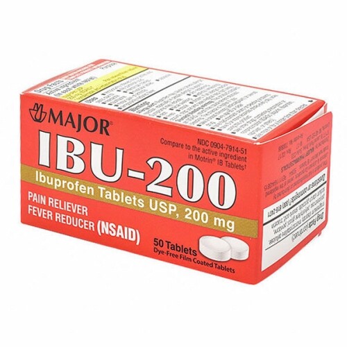 Ibu 200 Tablets White 50 Tabs by Major Pharmaceuticals | eBay
