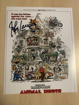 JOHN LANDIS HAND SIGNED 8x10 PHOTO ANIMAL HOUSE MOVIE DIRECTOR ...