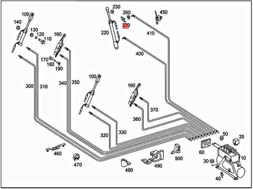 Genuine MERCEDES A208 A209 CLK Convertible A208 A209 Securing ...