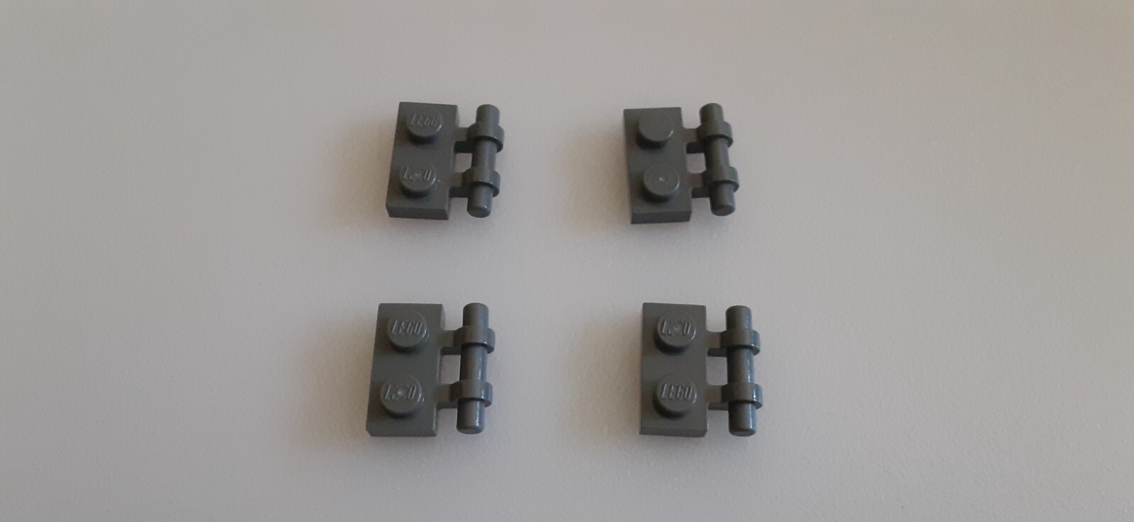Lego Parts-Plate, Modified 1x2 W/ Bar Handle On Side (#2540)Dark Bluish ...