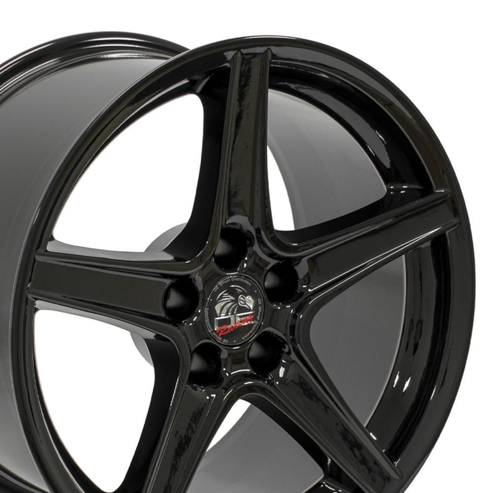CP 18" Rim Fits Ford Mustang 1994-2004 Saleen Style FR06B Gloss Blk ...