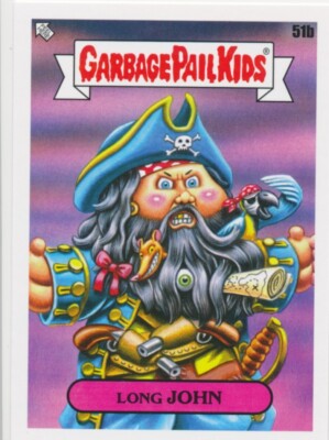 51b LONG JOHN 2022 GPK Garbage Pail Kids Book Worms TREASURE ISLAND | eBay