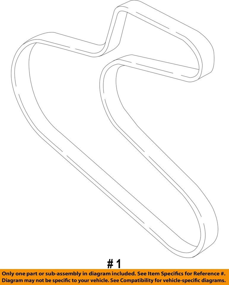 MITSUBISHI OEM 18-22 Eclipse Cross Belts Pulleys-Serpentine Belt ...