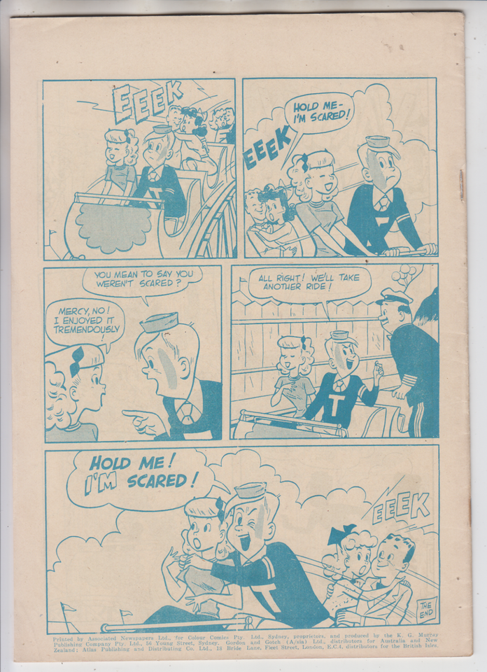 BATMAN # 8 VF+ K.G.MURRAY COLOUR PTY LTD BATMAN COVER # 60 UK PENCE ...