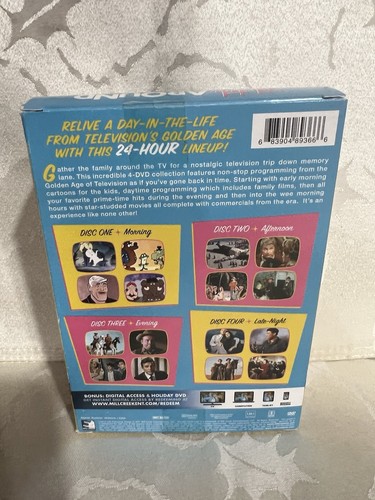 WATCH AROUND THE CLOCK DVD SET, 24 Hrs Of Shows, Movies, Cartoons ...