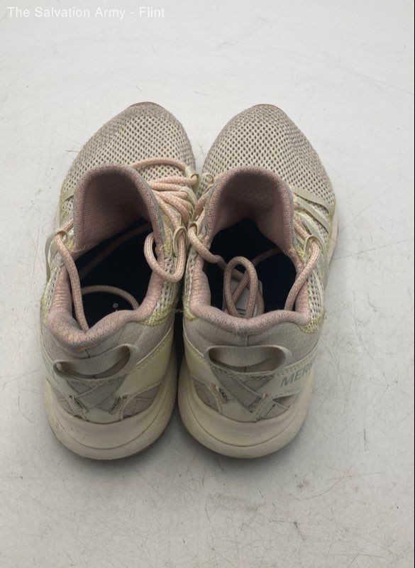 Merrell Womens Bravada Edge Beige Pink Lace Up Low Top Sneaker Shoes ...