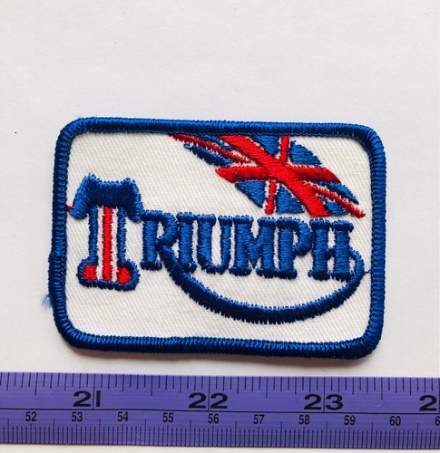 Triumph British Motorcycle Patch Chopper Hog Biker Bike Cycle Vintage ...