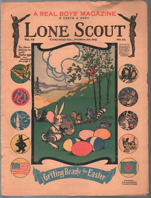 MAG: Lone Scout Vol. 7 #23 3/30/1918-A Real Boy's Magazine-3¢ cover ...