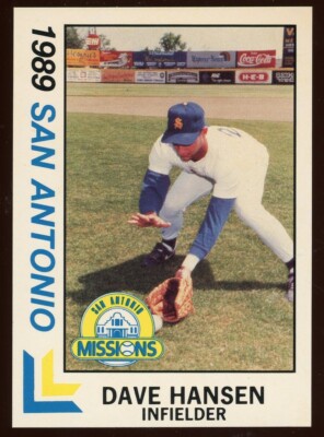 1989 Best Cards San Antonio Missions DAVE HANSEN RC DODGERS LONG BEACH ...