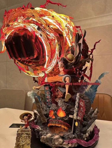 CUSTOMIZED One Piece Red Roc Monkey D. Luffy 1/6 GK Resin Figures Model ...