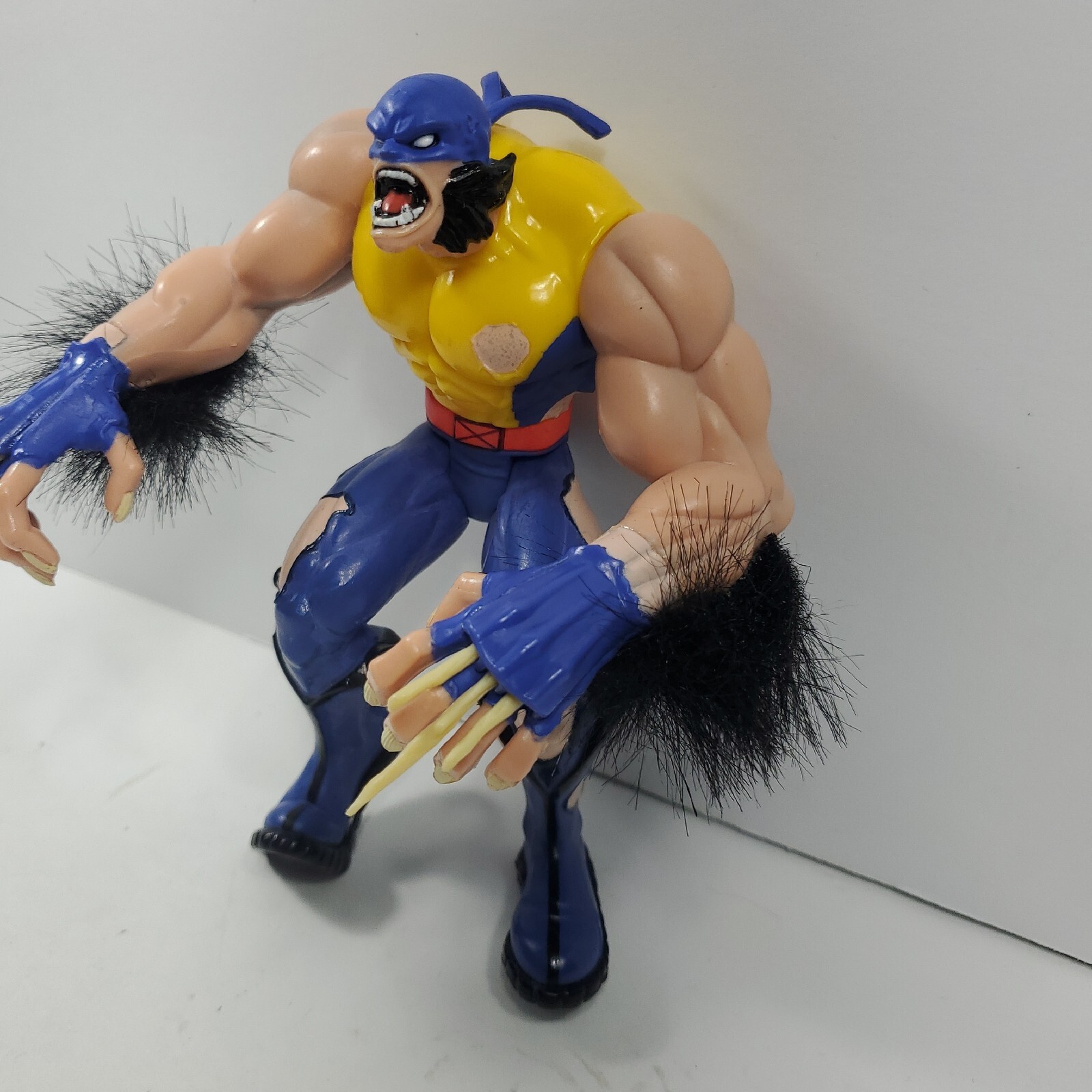 Vintage X-Men ToyBiz Marvel Bone Claws Wolverine Figure RARE deluxe ...