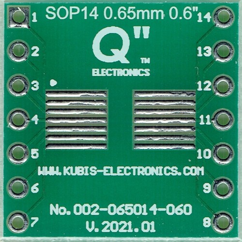 SSOP14,TSSOP14,LSSOP14 0.65mm(0.026") to DIP 0.6" socket. [UK] | eBay