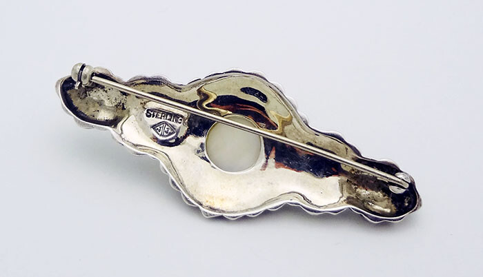 Vintage Judith Jack Marcasite Pin Brooch in Sterling Silver | eBay