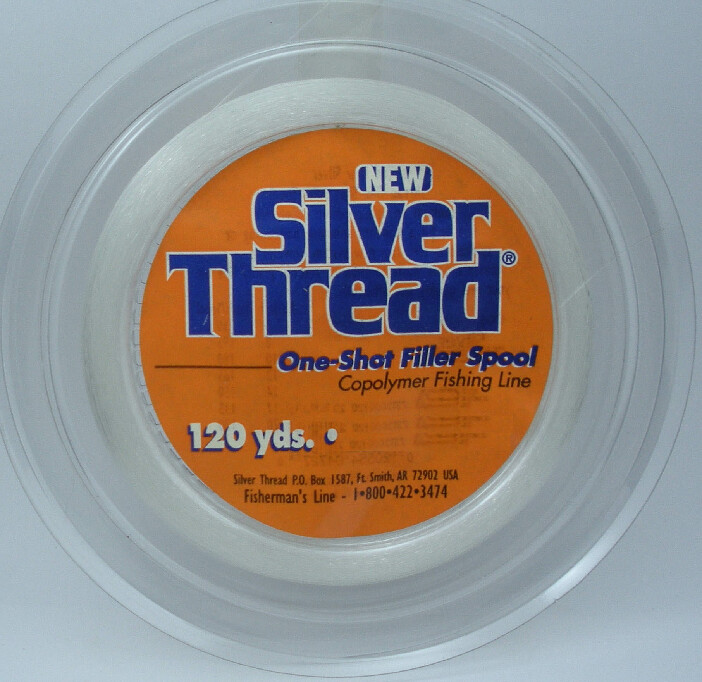 Bagley Z2ST2000120 20 Lb Test Silver Thread One Shot Line Clear 120 ...