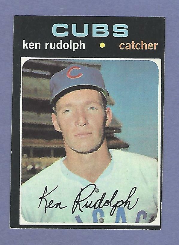 1971 Topps - #472 Ken Rudolph - Chicago Cubs - ExMt+ | eBay