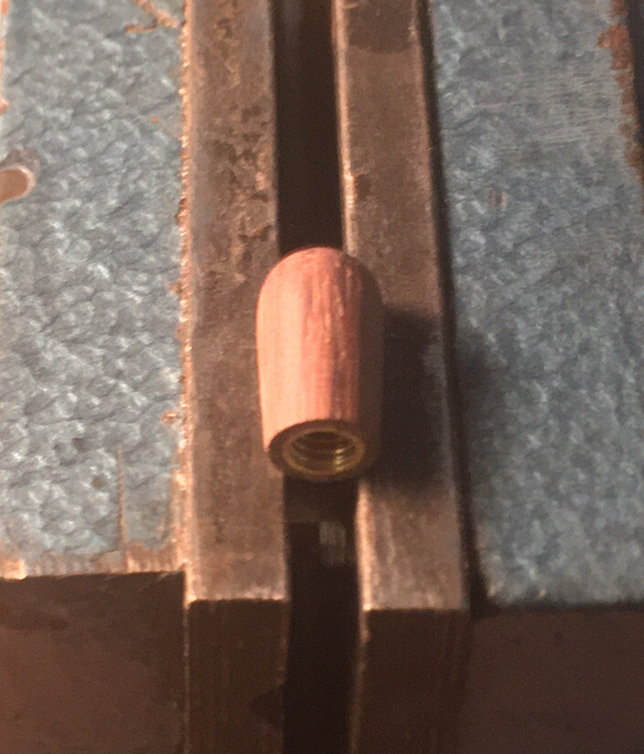 Guilford Indian Rosewood 3 Way Toggle Knob w/ Brass Thread fit Gibson ...