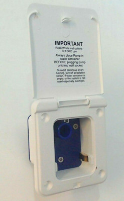 Whale Watermaster Water Inlet Socket White With Pressure Switch Caravan ...