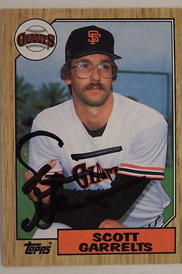Scott Garrelts Giants Autographed 1987 Topps #475 Signed Card 17C | eBay