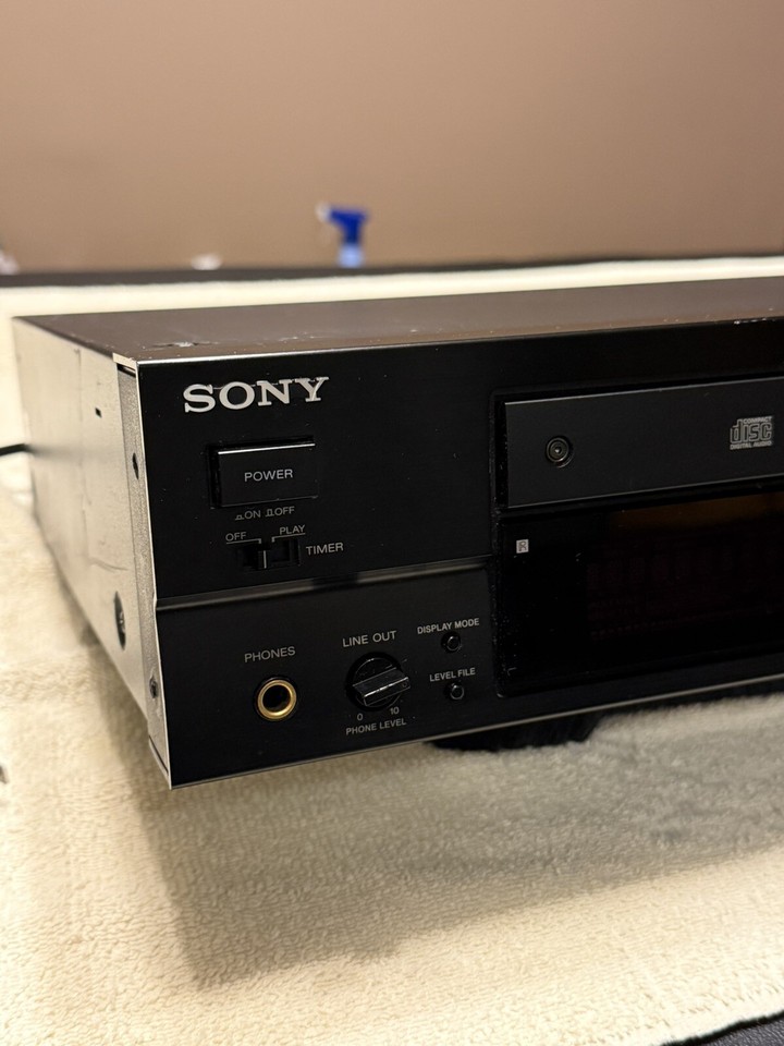 Vintage Sony CDP-X222ES ES Series Compact Disc CD Player TESTED Works ...