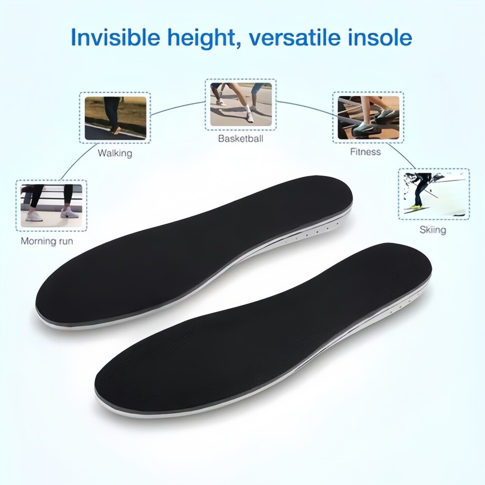 Unisex Breath Shoe Insole Increase Taller Height Lift Inserts Pad Men ...