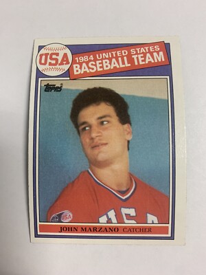 1985 Topps 1984 USA Baseball Team John Marzano Temple | eBay