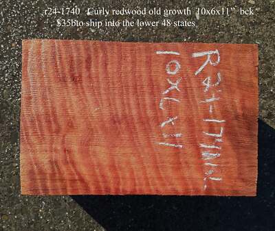 Curly Redwood Block | Turning | DIY Craft Wood | R24-1740 | eBay