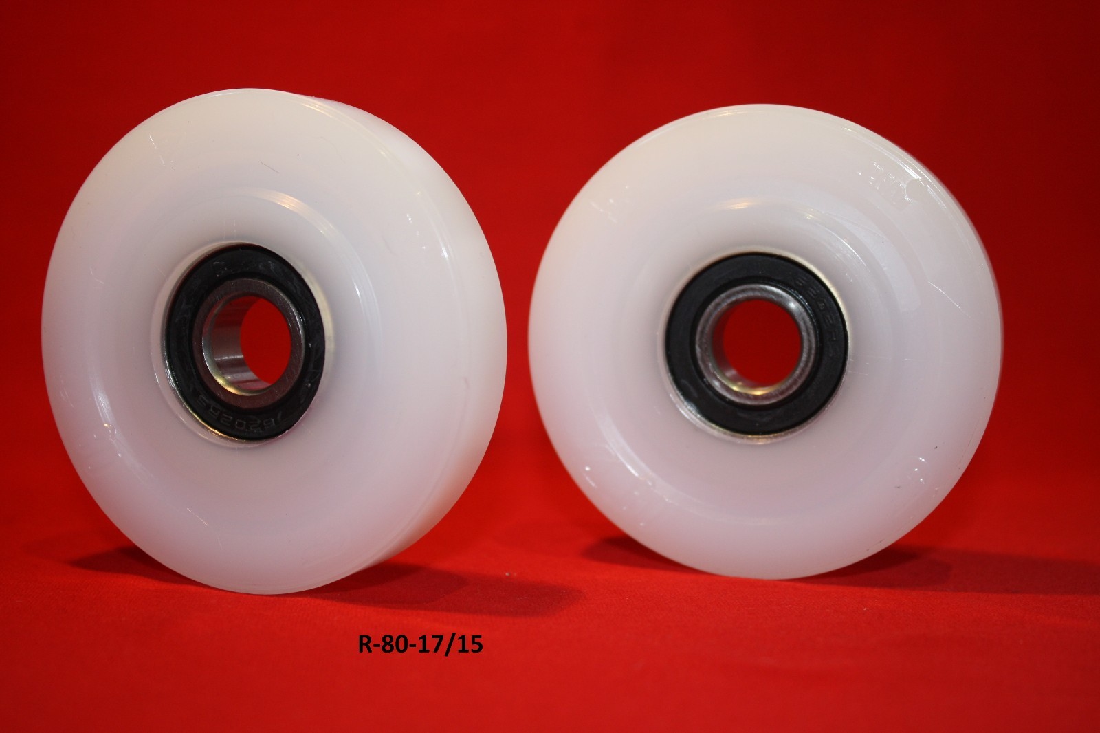 80mm nylon Roller Wheel. With Bearing Guiding Wheel Flat Belt Idler ...