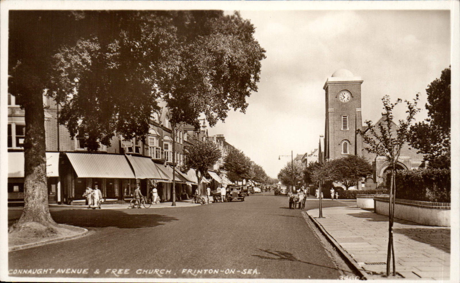 Frinton on Sea. Connaught Avenue & Free Church # 34605 by Fowler's ...
