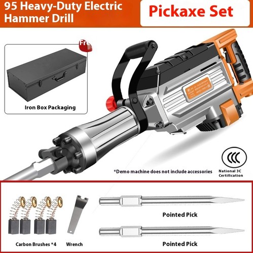 95 Electric Pickaxe Industrial-Grade High-Power Single-Use 65 Concrete ...