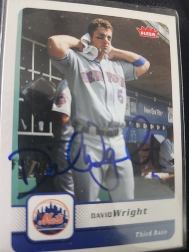 2006 Fleer David Wright Autographed Card | eBay