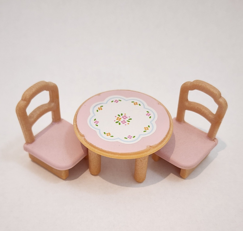 Calico Critters Sylvanian Families Primrose Baby Windmill KITCHEN TABLE ...